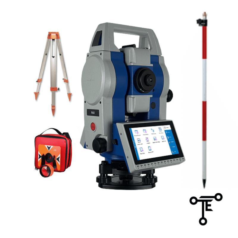 Paquete Estacion Total Marca Stonex Modelo R60 2"