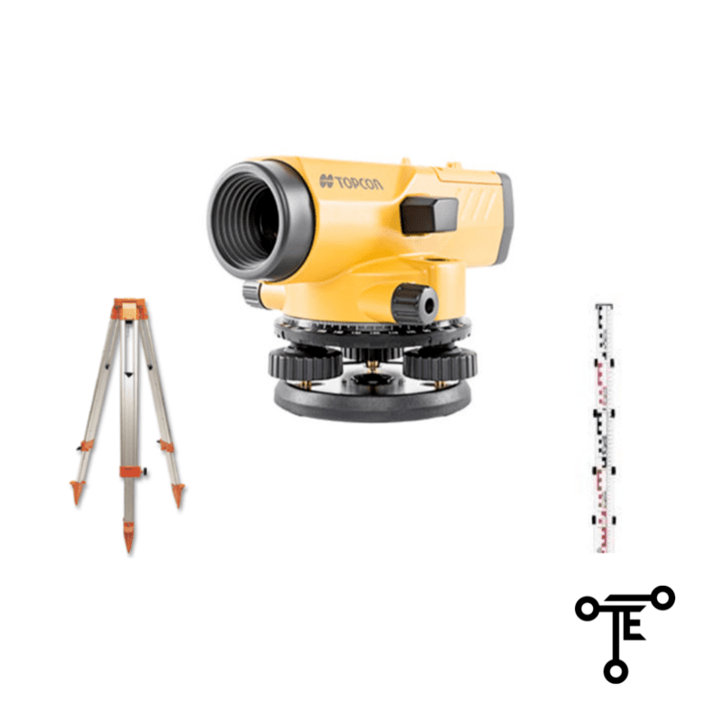 Paquete Nivel Automatico Marca Topcon Modelo: AT-B4A